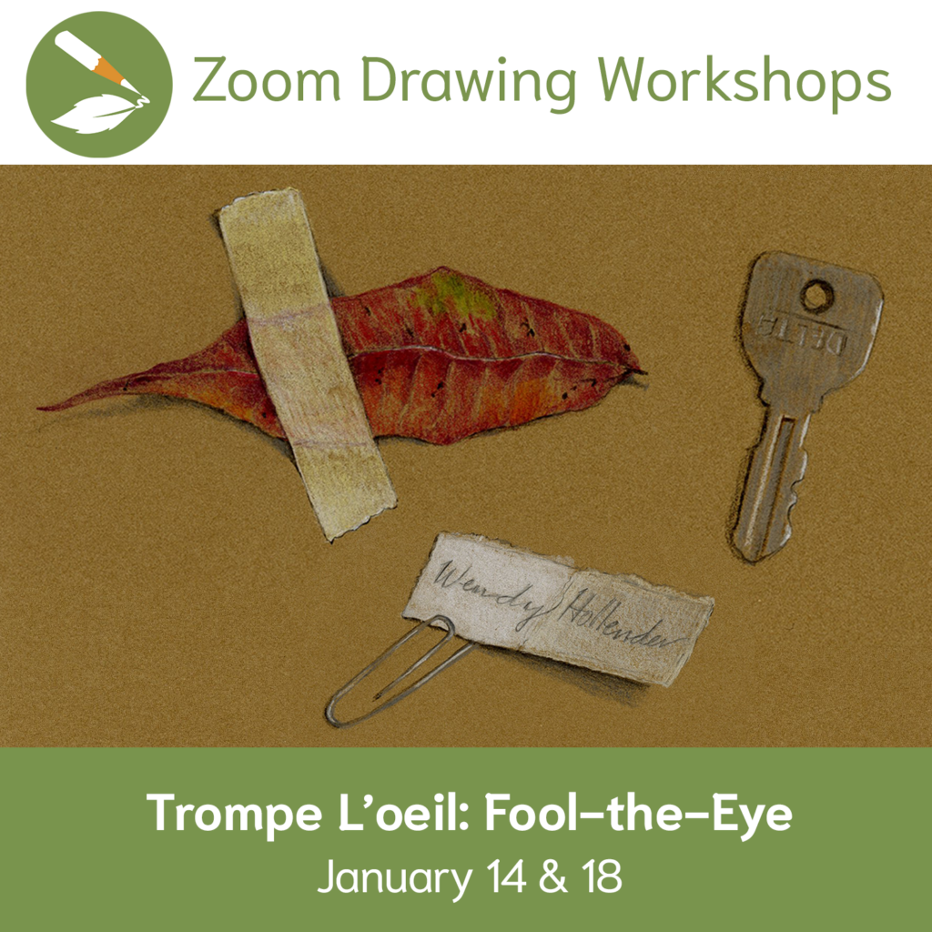 Recording of Zoom Workshop 95: Trompe L'oeil: Fool the Eye - Draw ...